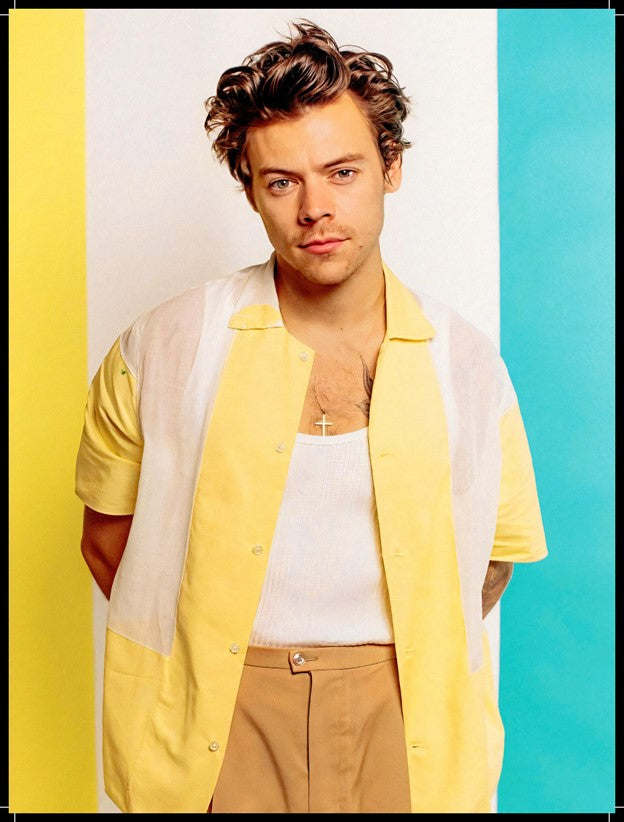 Harry Styles - Yellow Shirt – The College Poster Sale Company