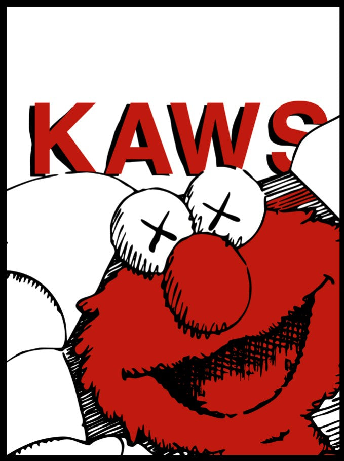 Kaws - Elmo – The College Poster Sale Company