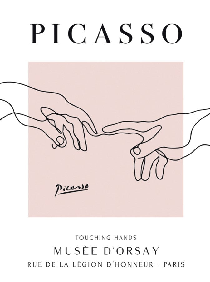 Picasso - Touching Hands – The College Poster Sale Company