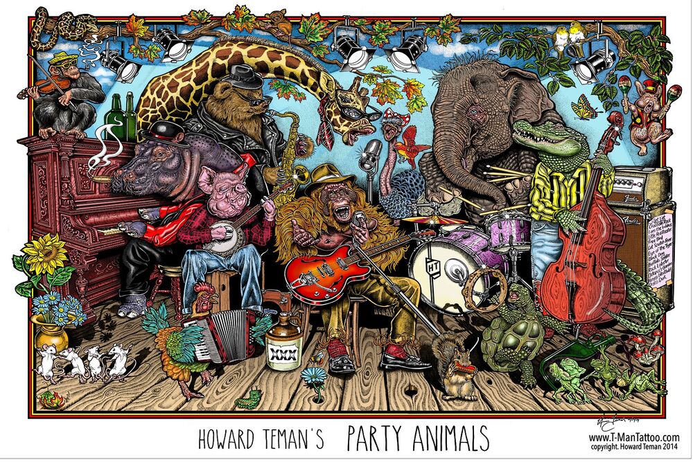 PARTY ANIMALS – The College Poster Sale Company