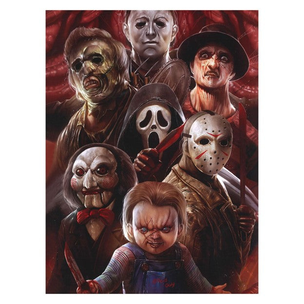 HORROR MOVIE FACES – The College Poster Sale Company