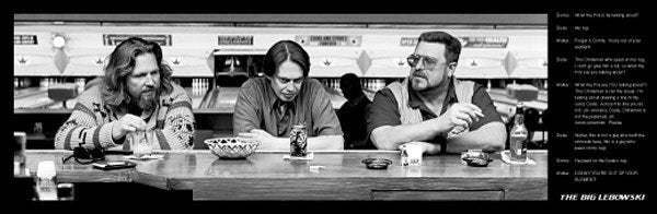 BIG LEBOWSKI – The College Poster Sale Company
