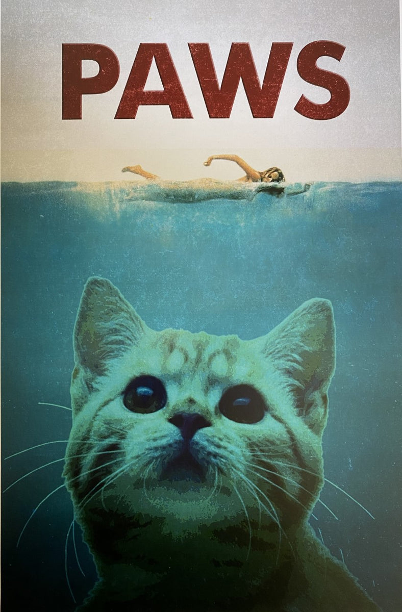 Paws (Jaws Joke) – The College Poster Sale Company